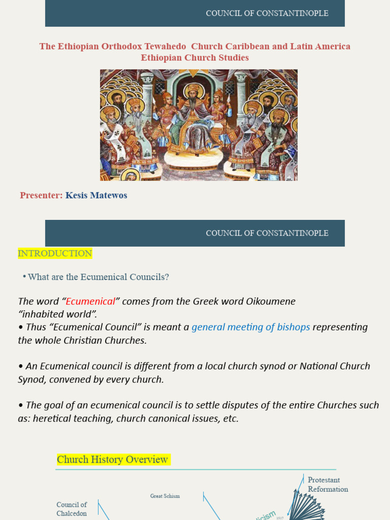 Council of Constantinople Overview | PDF | Arianism | Trinity