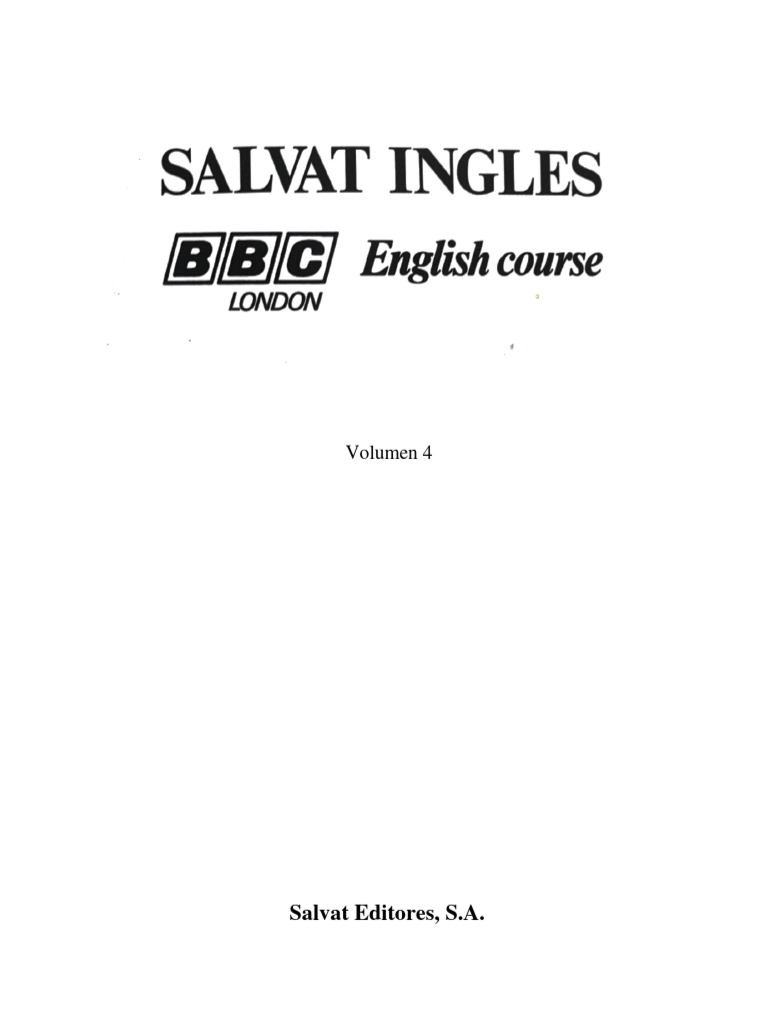 SALVAT Inglés Volumen 4 | PDF | Drink | Foods