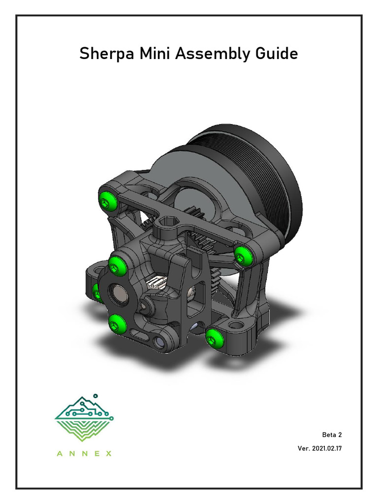 Sherpa Mini Assembly Guide Pdf 2212