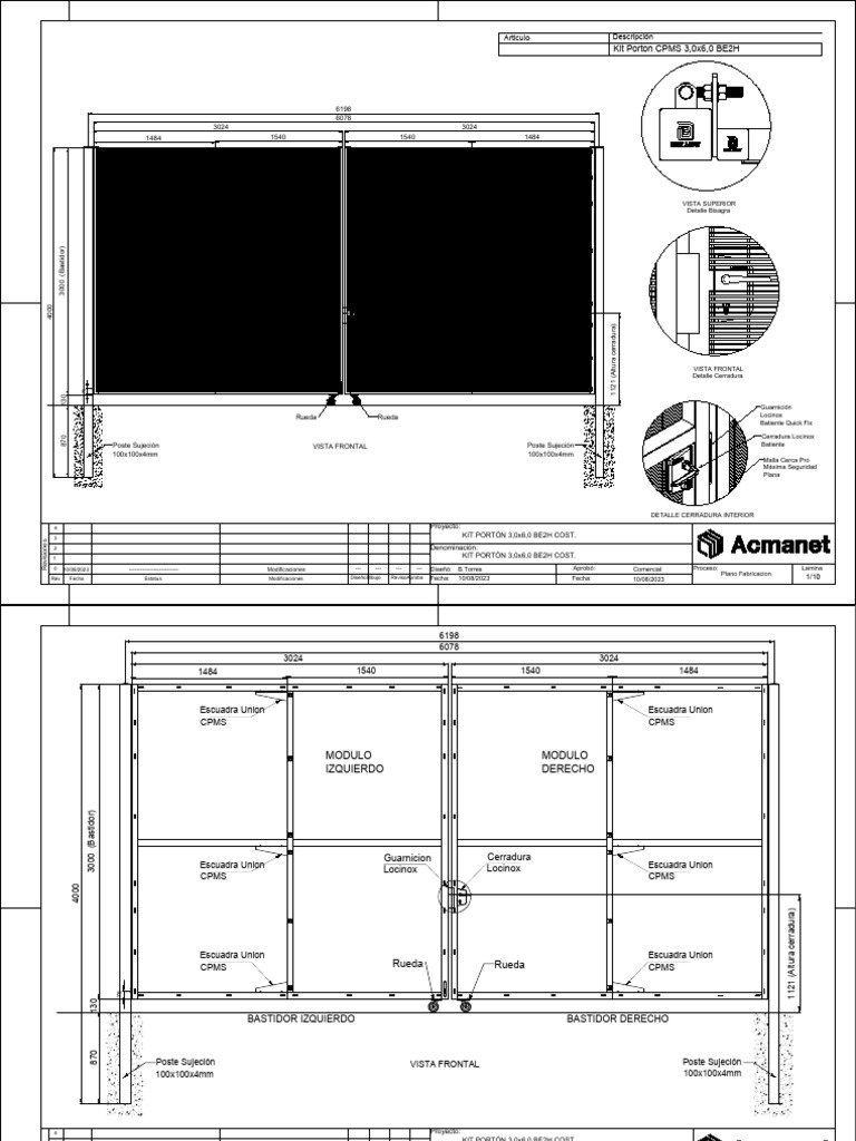 Kit Porton CPMS 3.00x6.00 BE2H | PDF Kit Porton CPMS 3.00x6.00 BE2H | PDF