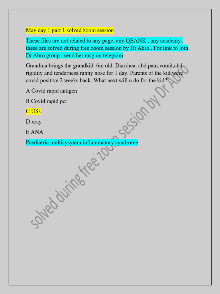 Complete May 2024 File Part 1 | PDF | Chronic Obstructive Pulmonary Disease | Respiratory Diseases