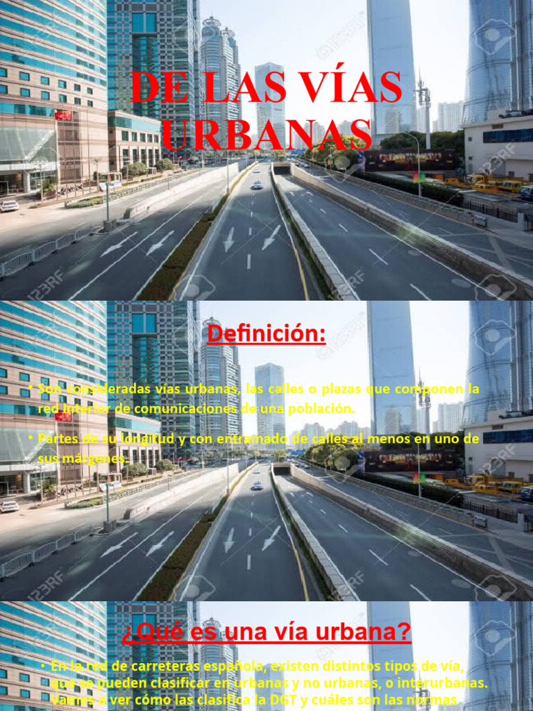 De Las Vías Urbanas | PDF | La carretera | Calle