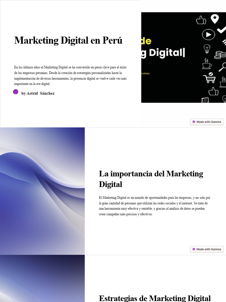 Marketing Digital en Peru | PDF | Publicidad digital | Marketing