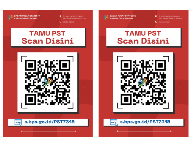 QR Tamu PST | PDF