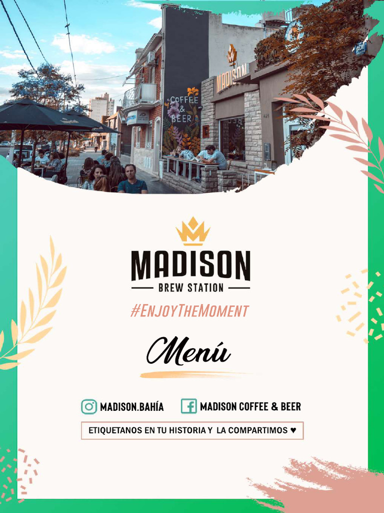 Menú de Madison Coffee & Beer | PDF
