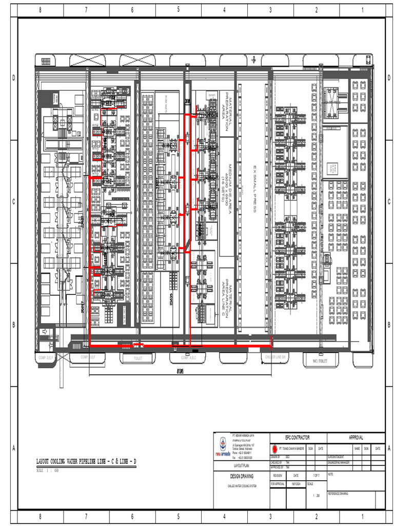 Design Drawing Chilled Water System (Maj) | PDF | Engineering ...