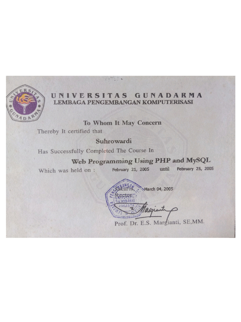 Sertifikat Jenjang Guru Pdf