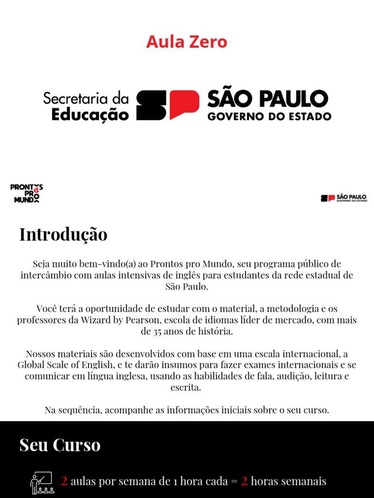 Tutorial Plataforma Wizard - Alunos Prontos Pro Mundo | PDF