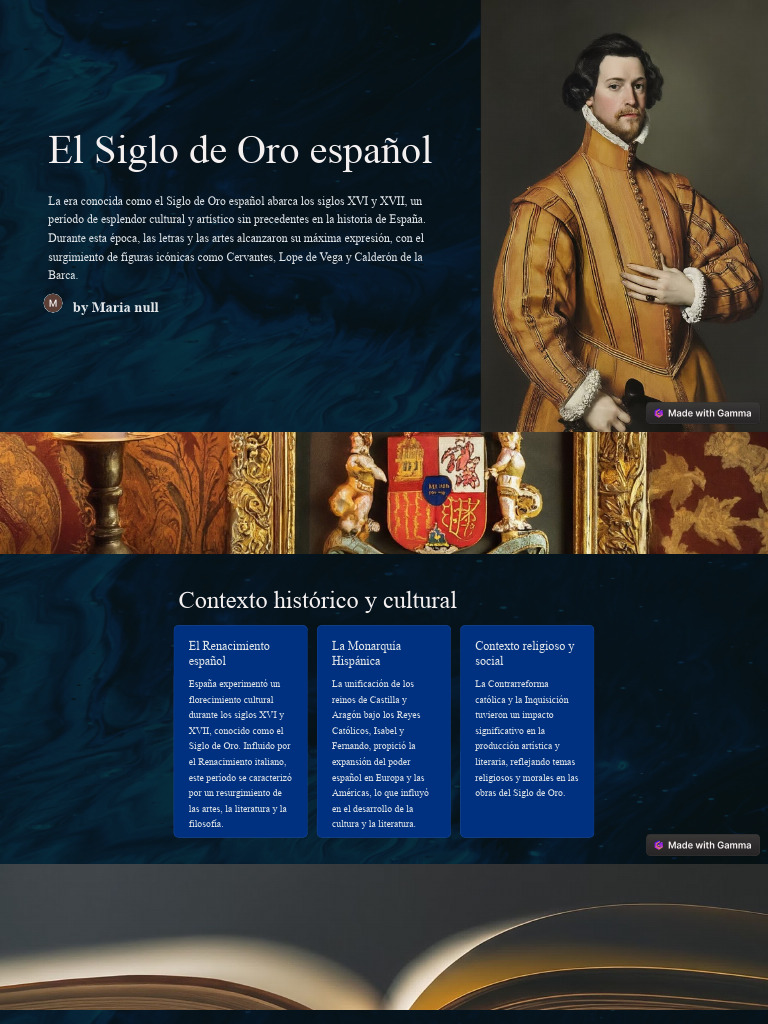 El Siglo de Oro Espanol | Descargar gratis PDF | Barroco | Renacimiento