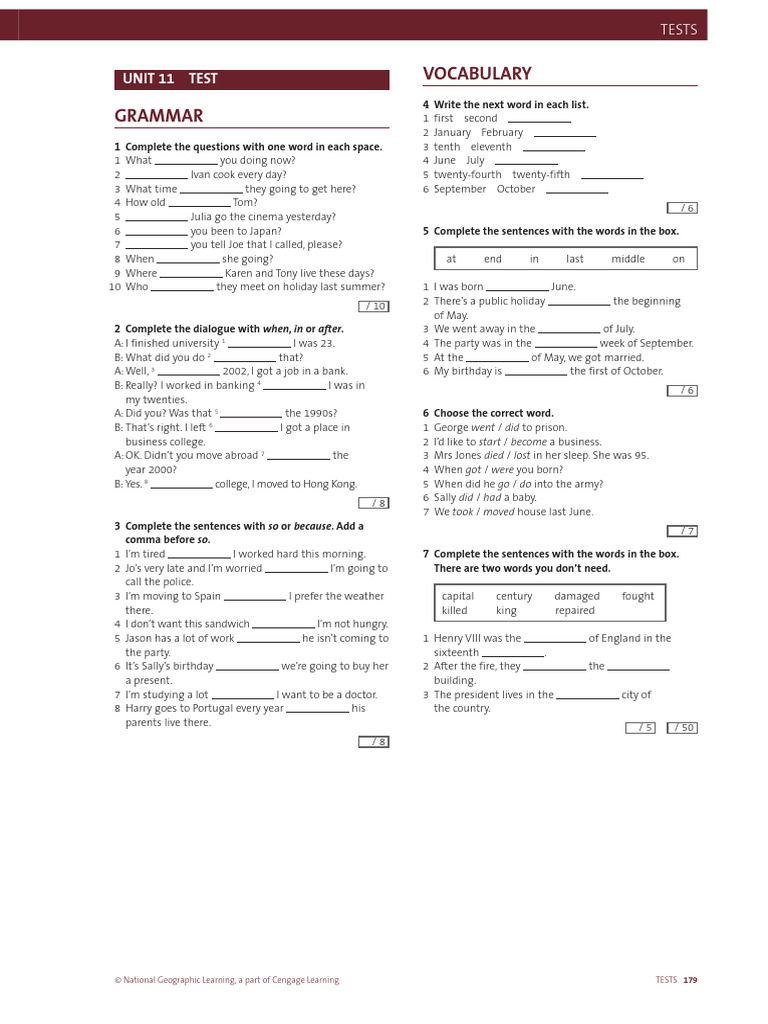 Outcomes - Beginner - UnitTests 11 | PDF