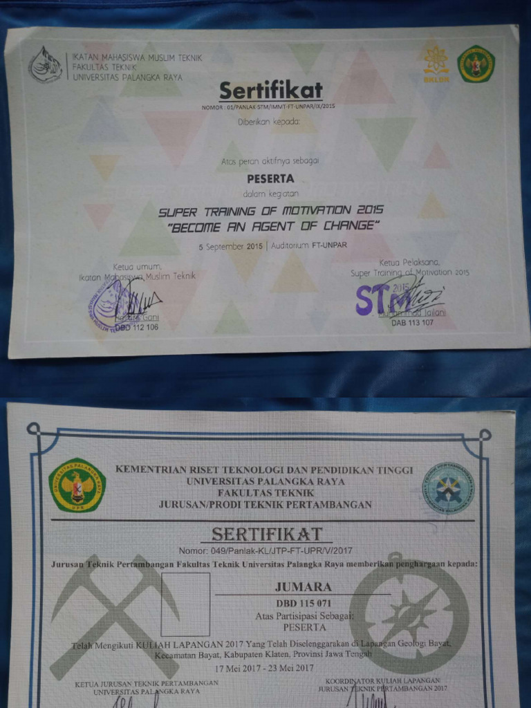 PRESTASI SERTIFIKAT - Compressed | PDF