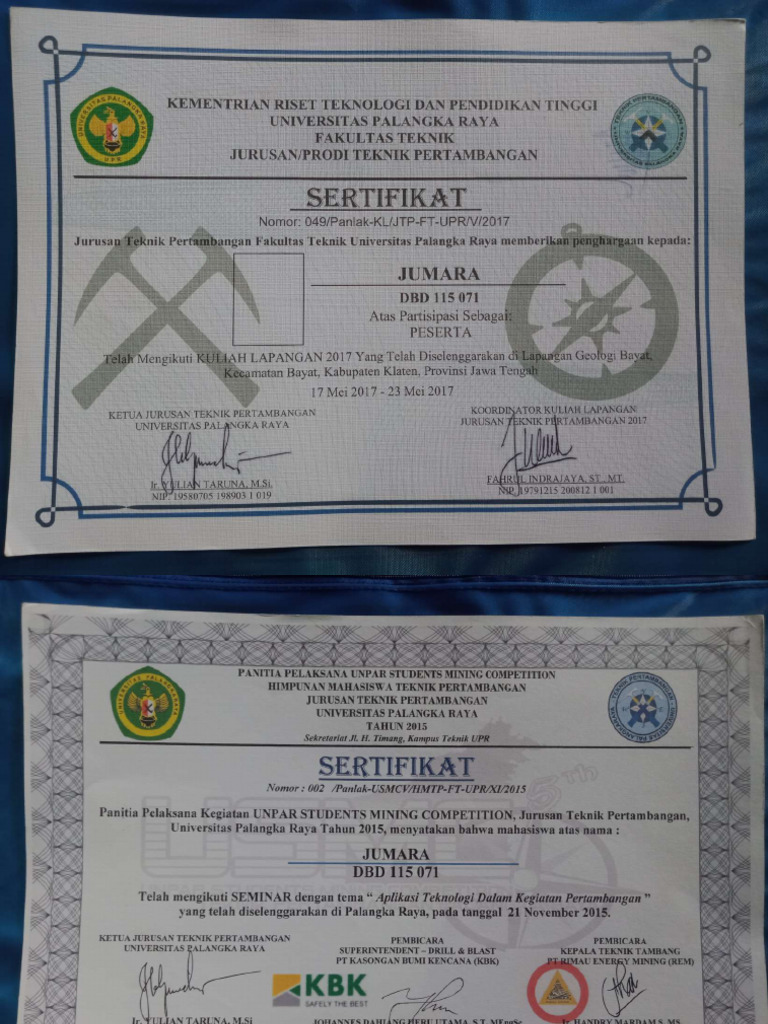 Sertifikat Pertambangan Compressed Pdf