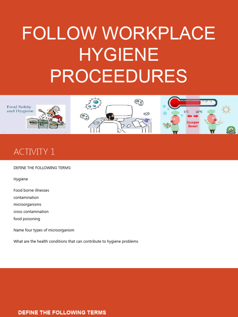 Follow Workplace Hygiene Proceedures Powerpoint | PDF | Hygiene ...