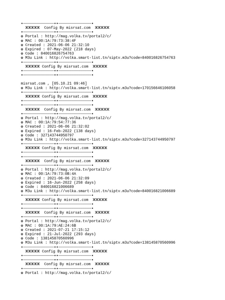 2500 4k HD Xtream Codes 2022 Xtreams Iptv Smarters Pro Codes Xtream 05-10-2021 | PDF | Computers