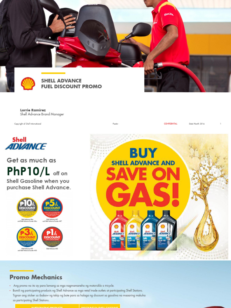 Shell Advance Discount Promo | PDF