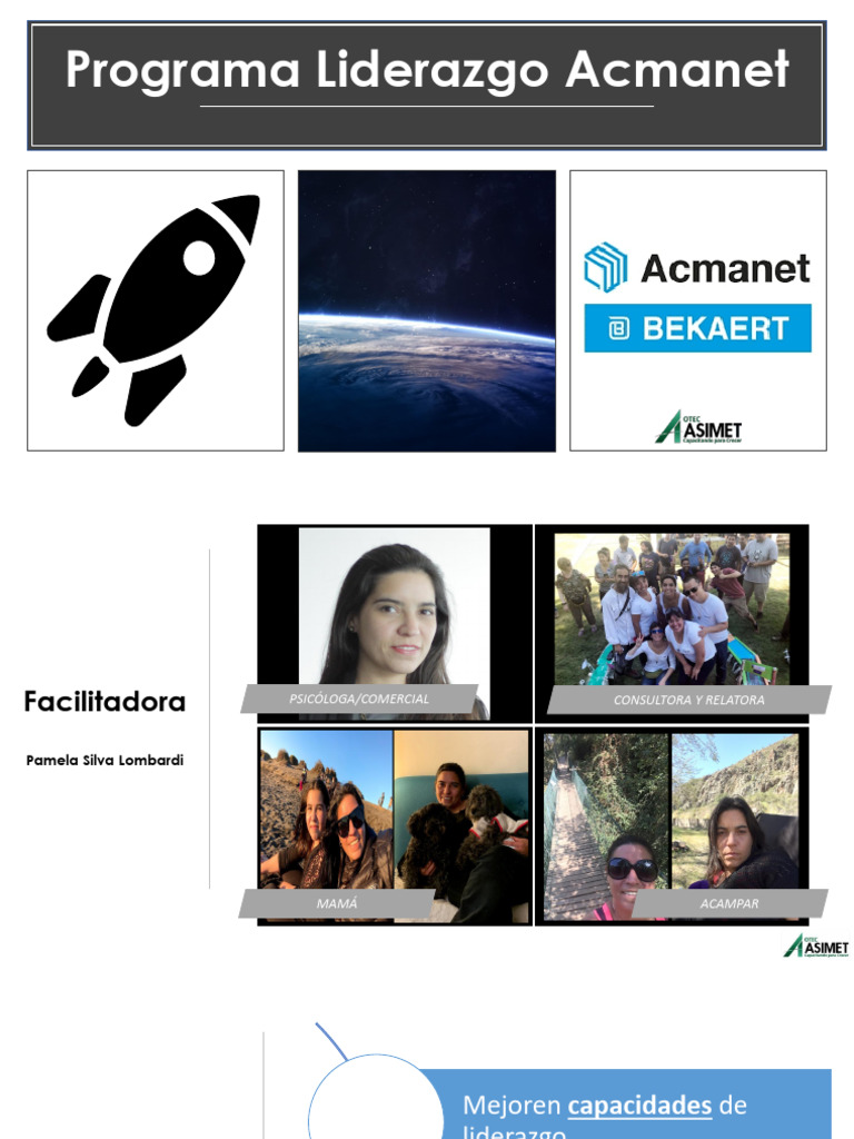 Sesión 1 Liderazgo Acmanet | PDF | Liderazgo | Ciencias del comportamiento