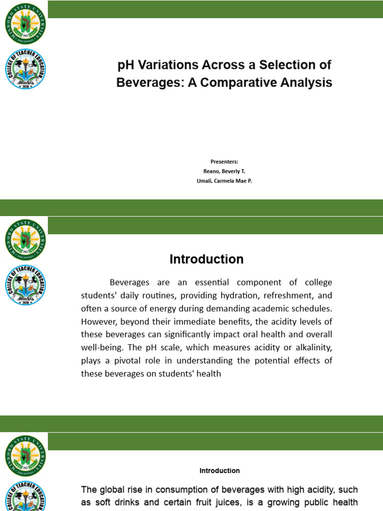 Biochem PPT Template | PDF | Drink | Ph
