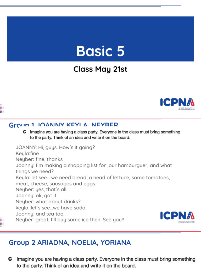 Basic 5 Practice | PDF