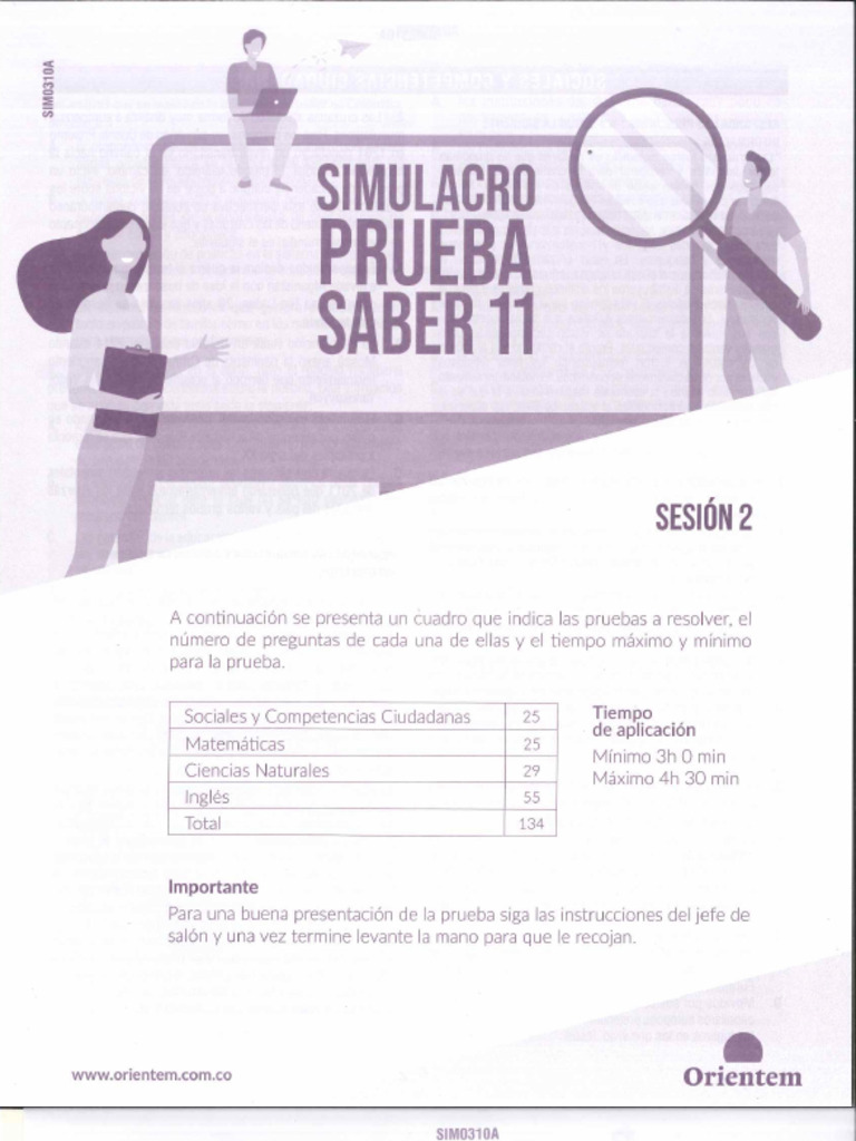 Simulacro Icfes 2 | PDF