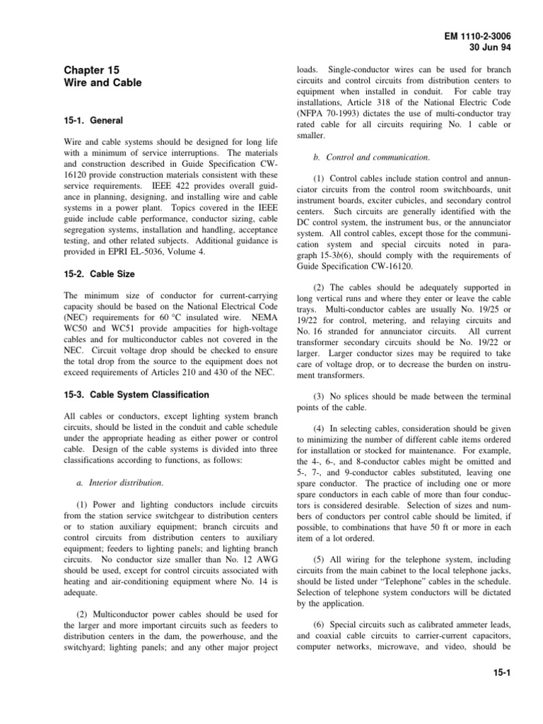 4160V Cable System Design Guidelines | PDF | Electricity | Electrical ...