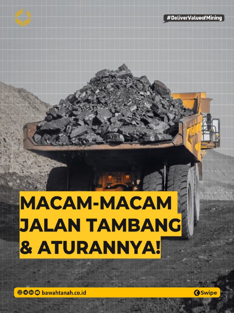 Macam-Macam Jalan Tambang Dan Aturannya | PDF