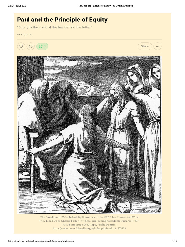 Paul and the Principle of Equity | PDF | Jesus | Equity (Law)
