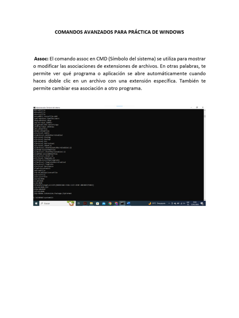 annotated-COMANDOS AVANZADOS PARA PRÁCTICA DE WINDOWS | PDF | Red de computadoras | Protocolos ...