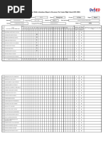 Attendance Sheet 2024 2025 | PDF