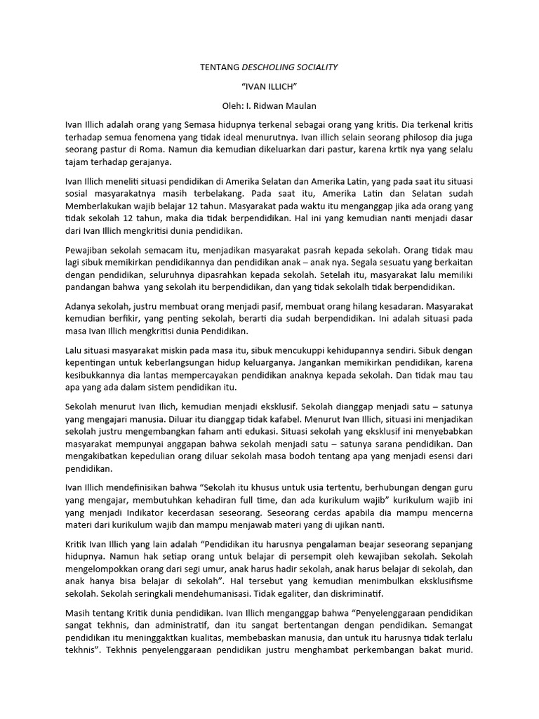 Ivan Illich | PDF