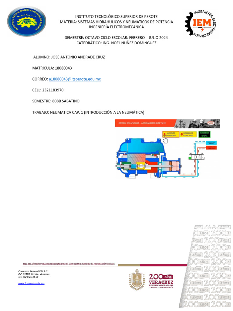 Neumatica Cap. 1 (Introducción A La Neumática) | PDF | Neumático | Presión