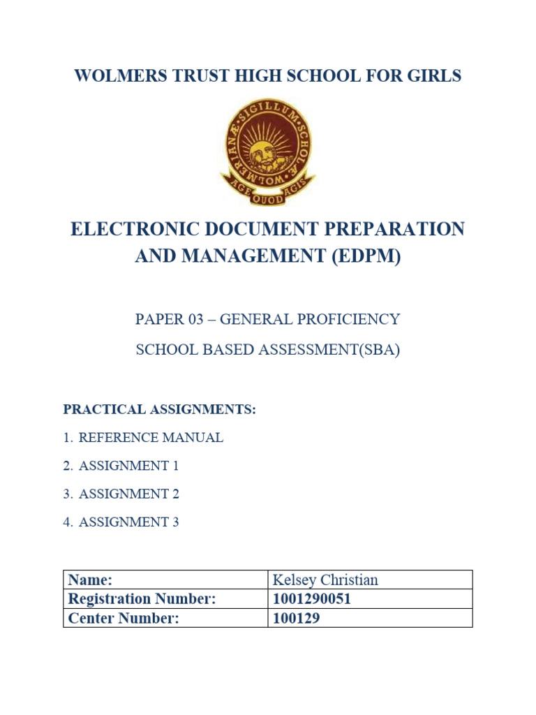 Title Page Edpm Portfolio (Recovered) | PDF | Leasehold Estate | Lease