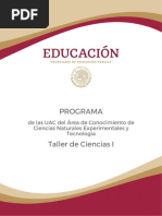 Taller de Ciencias II - Progresiones de Aprendizaje | PDF | Conocimiento | Método científico