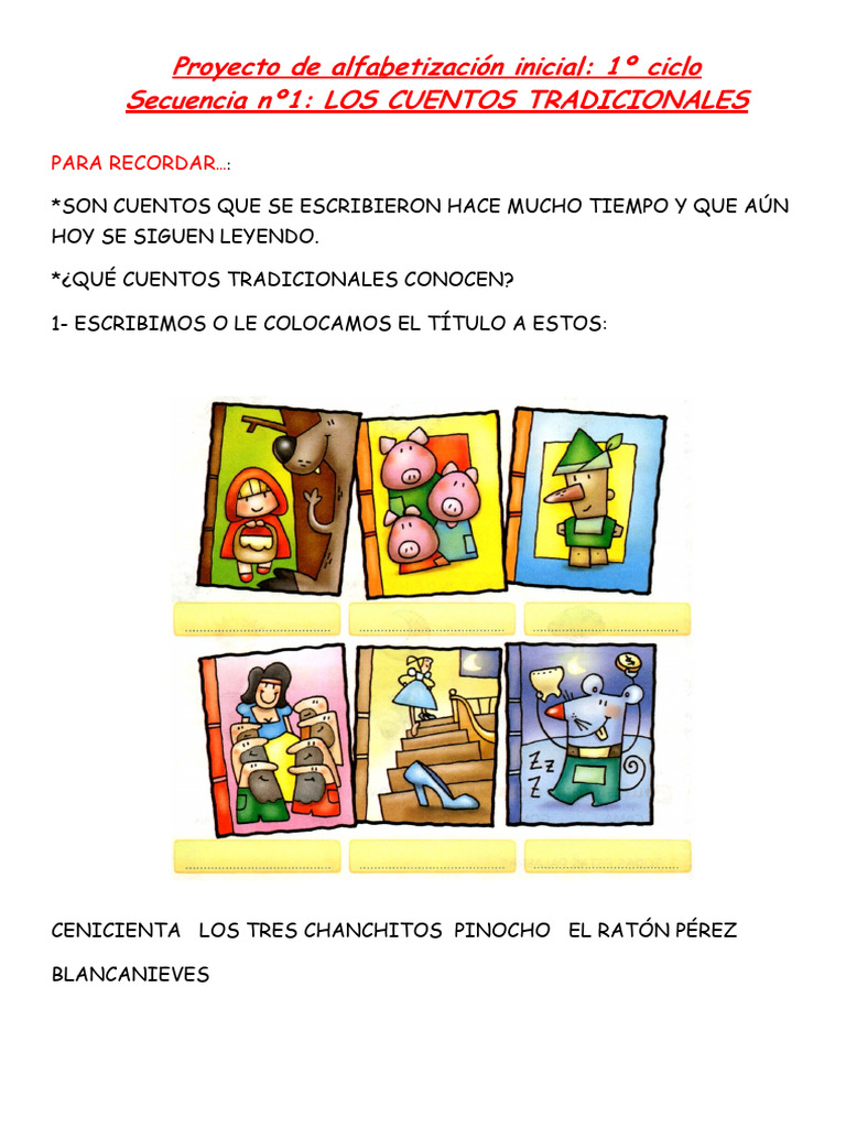 Cuentos Tradicionales para Niños | PDF | Caperucita Roja