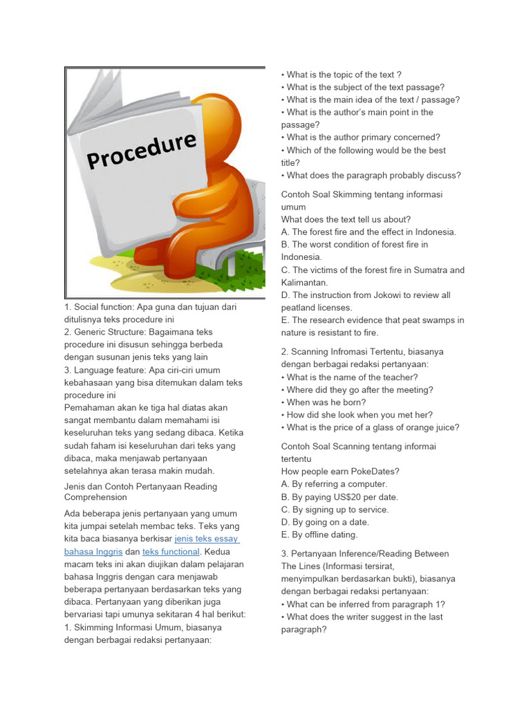 Soal Procedure | PDF | Cakes | Compact Disc