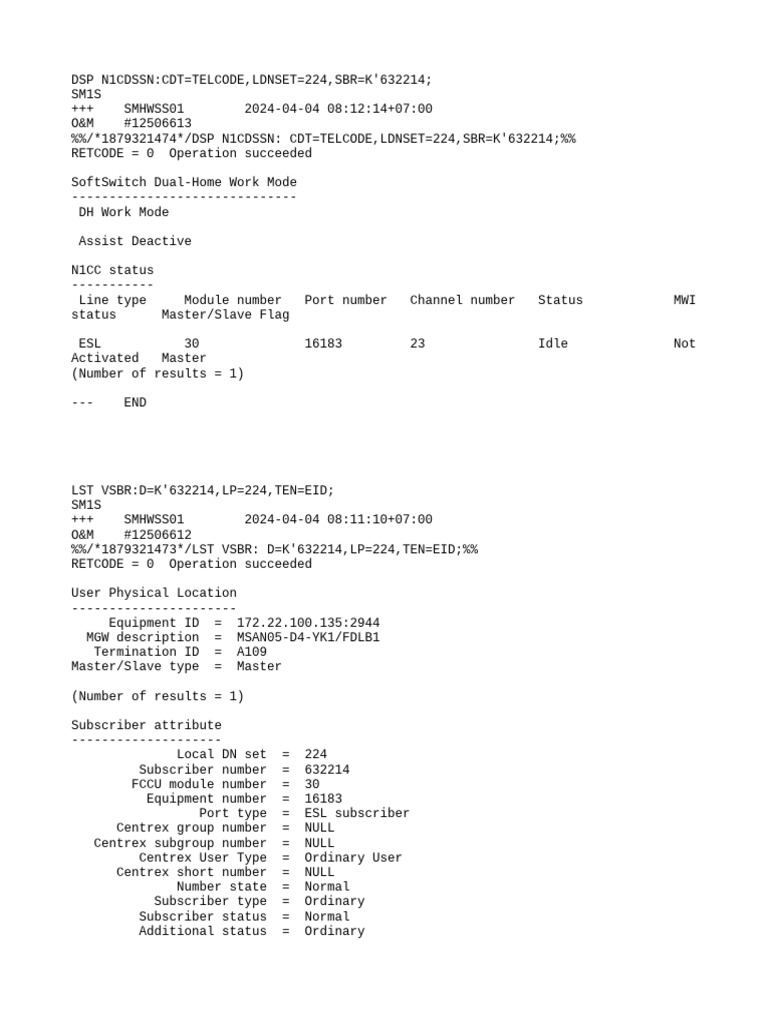 Contoh Case Anomali MGW Fault, N1CDSSN Idle Jogja | PDF | Computer Science | Telecommunications