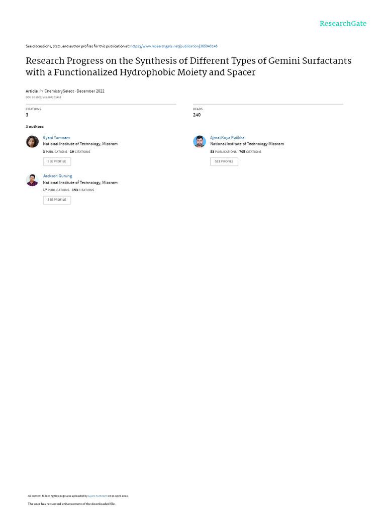 Gyani Paper-II | PDF | Solvent | Surfactant