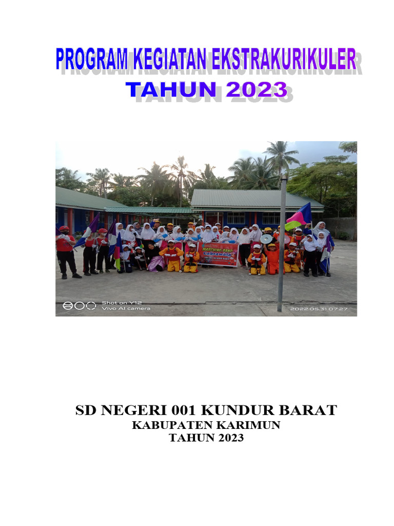 Program Ekstrakurikuler Sd Tp 2022 2023 Pdf