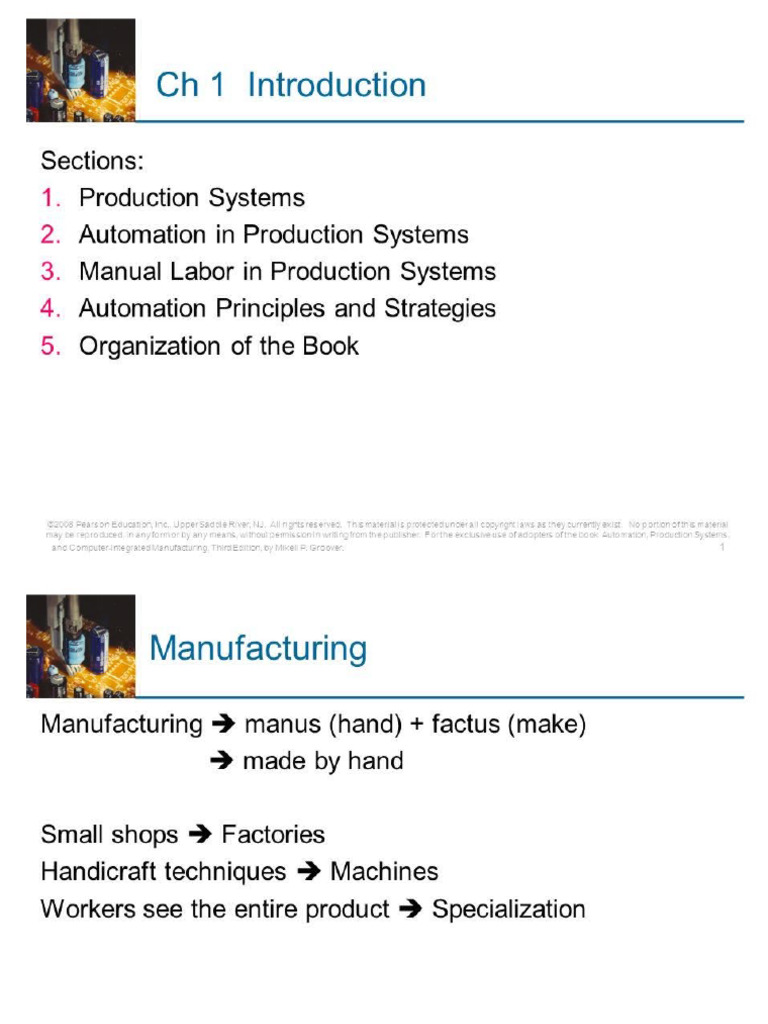 Chap 1 Introduction To CIM JJJJJ | PDF