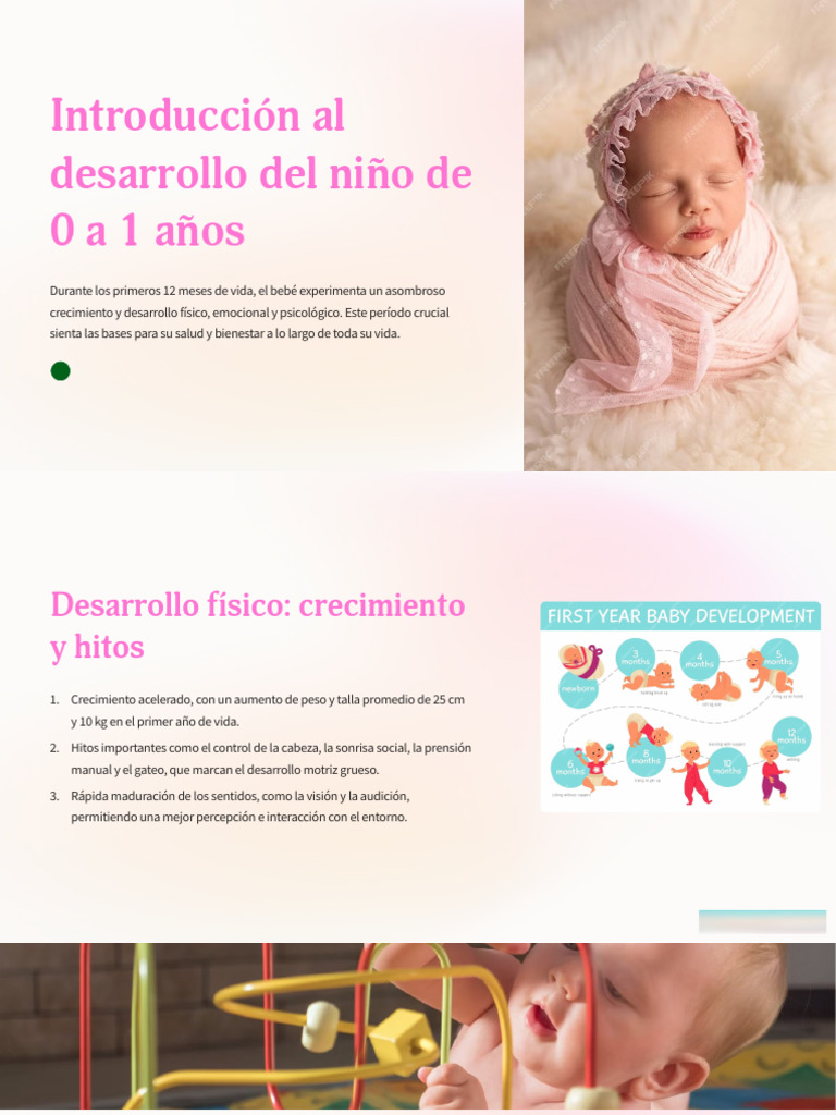 Introduccion Al Desarrollo Del Nino de 0 A 1 Anos | PDF | Las emociones ...