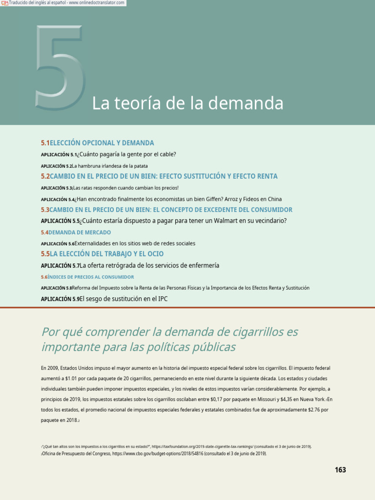 David Besanko, Capitulo 5 Español | PDF | Elasticidad (economía ...