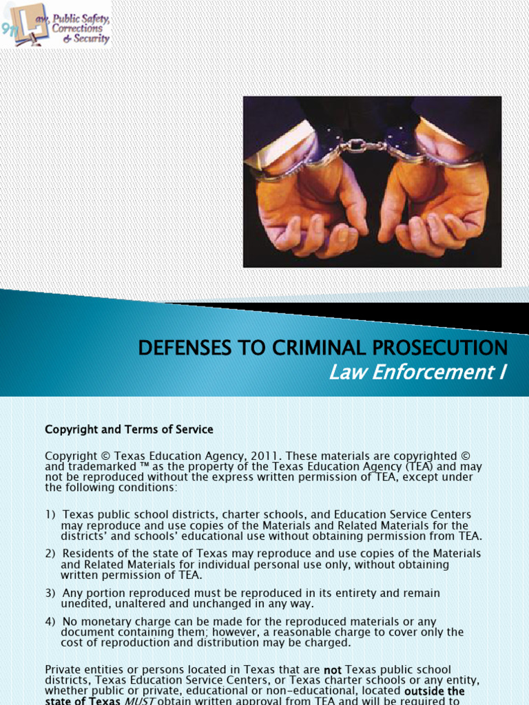 Criminal Defenses | PDF | Crimes | Crime & Violence