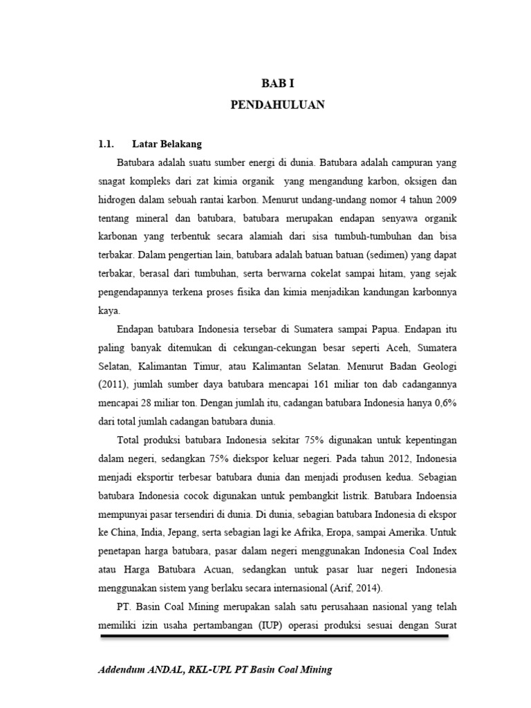 Addendum PT BCM 1 | PDF