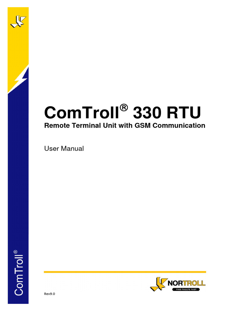 UG CmT330 RTU | PDF | Relay | Telephone