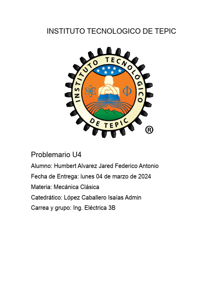 Problemario U4 | PDF