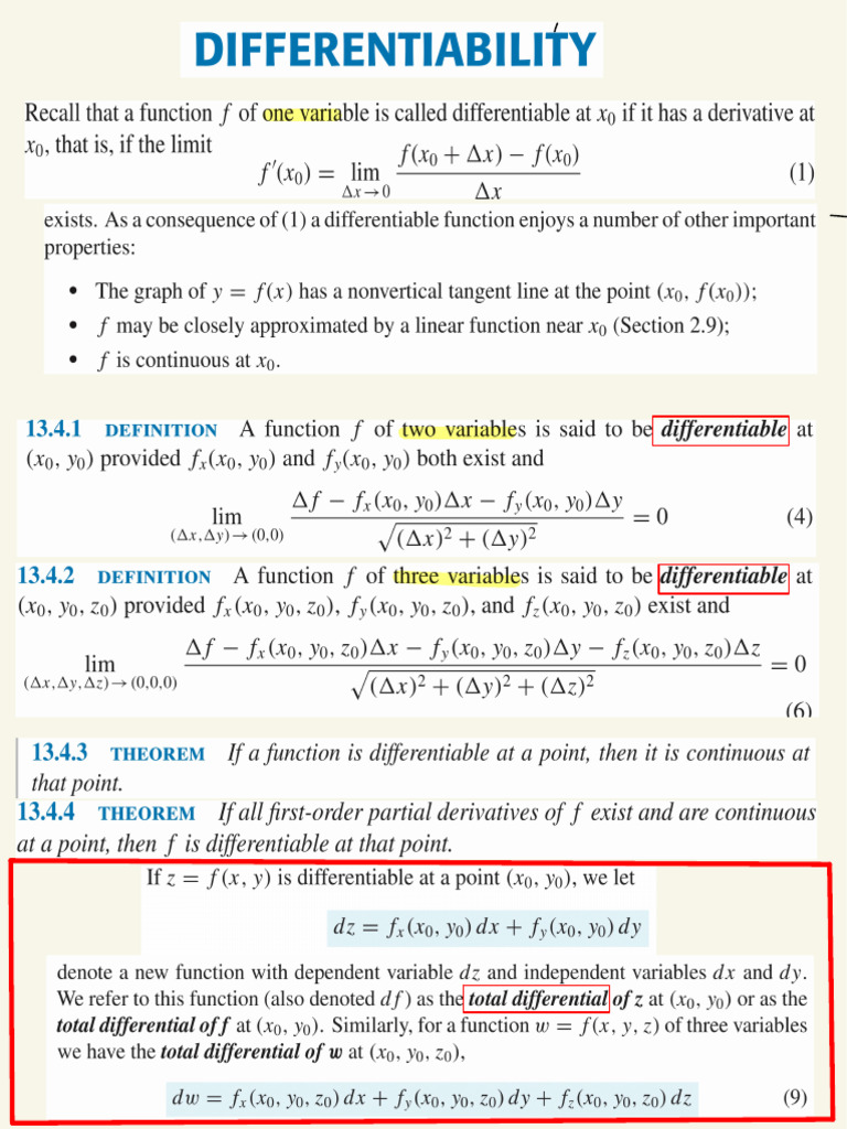 Directional Derivative Tangent Plane | PDF