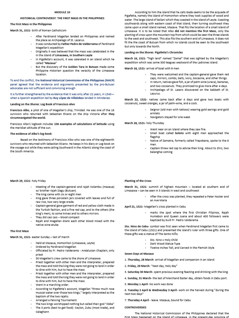 RPH Reviewer Final Term | PDF | Philippines | Spanish East Indies