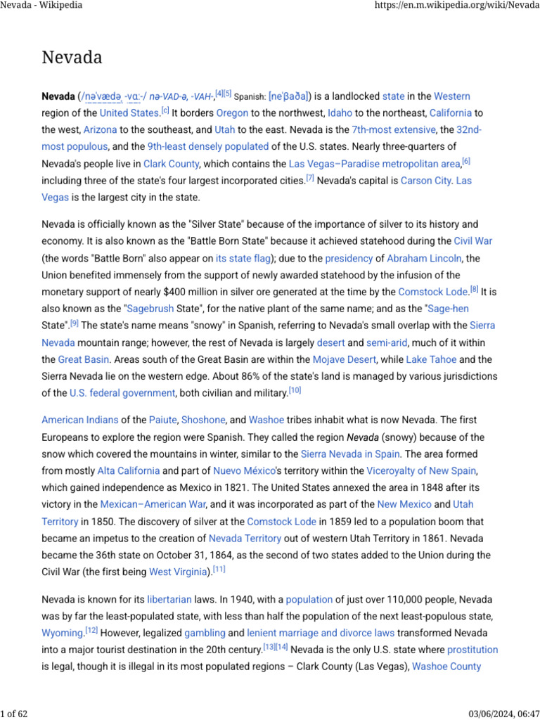 Temp 618253938520231032 | PDF | Nevada | Race And Ethnicity In The ...