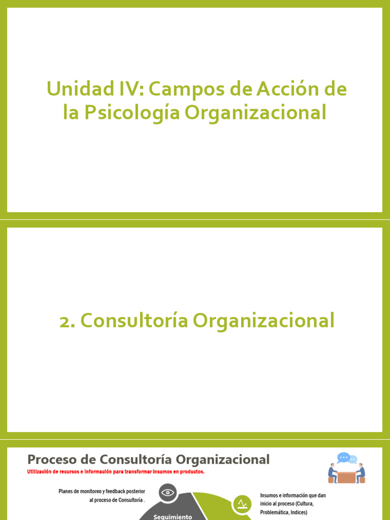Consultoria Organizacional | Descargar gratis PDF | Business | Psicología industrial y ...