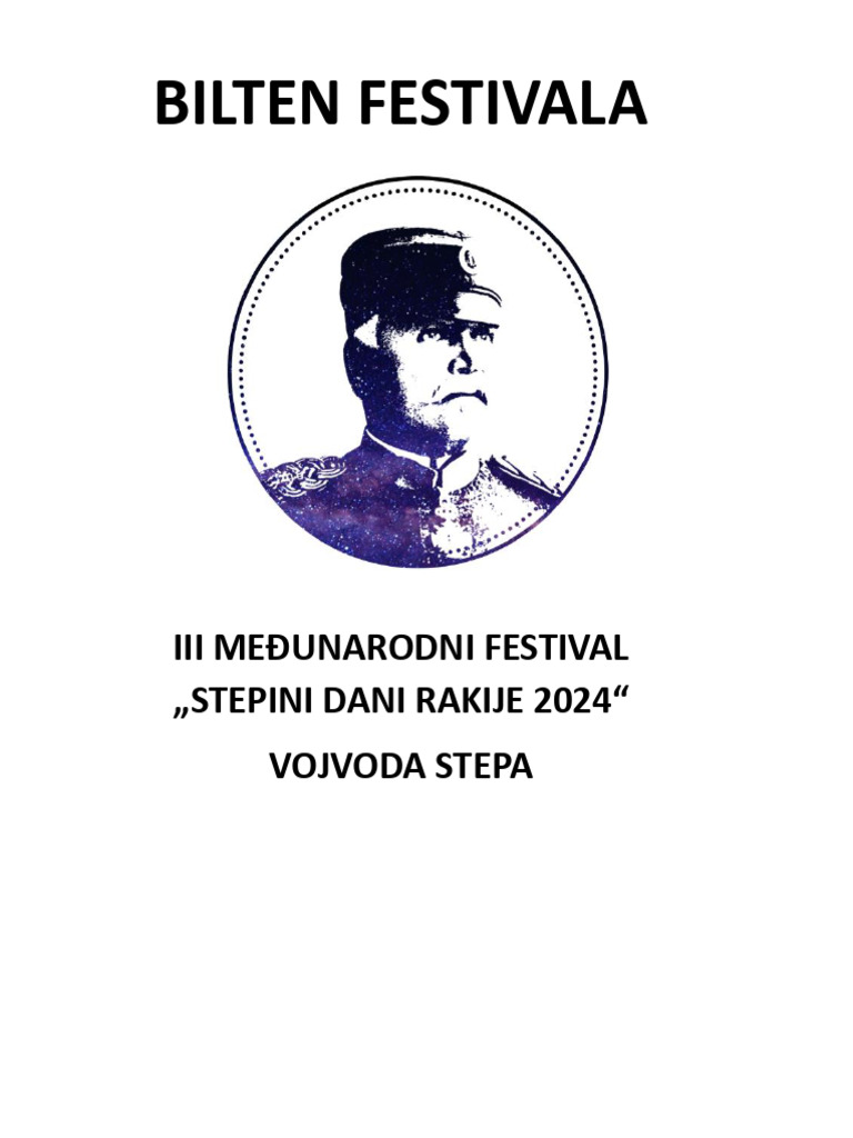 Bilten 2024 Vojvoda Stepa | PDF
