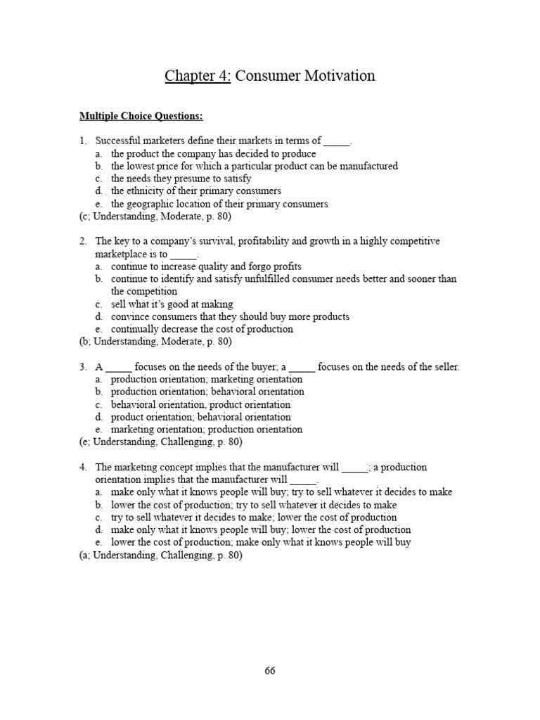 Consumer Motivation | PDF | Motivation | Motivational